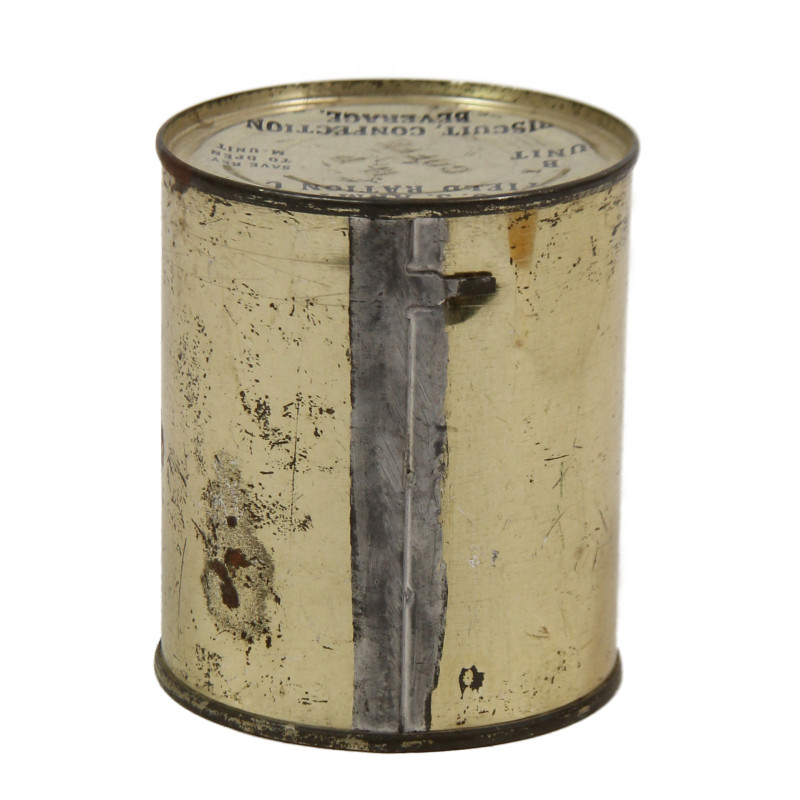 Boîte de ration, B Unit, US Army, Field Ration C, pleine
