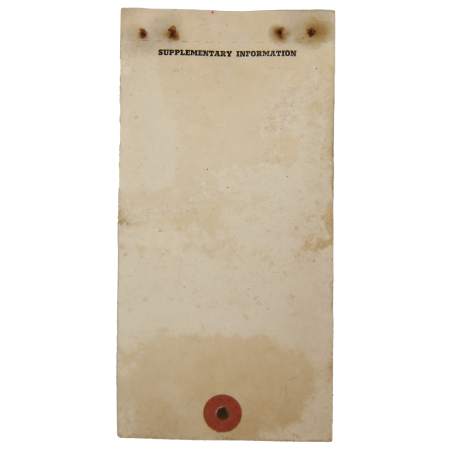 Etiquette de blessé, Emergency Medical Tag (EMT)