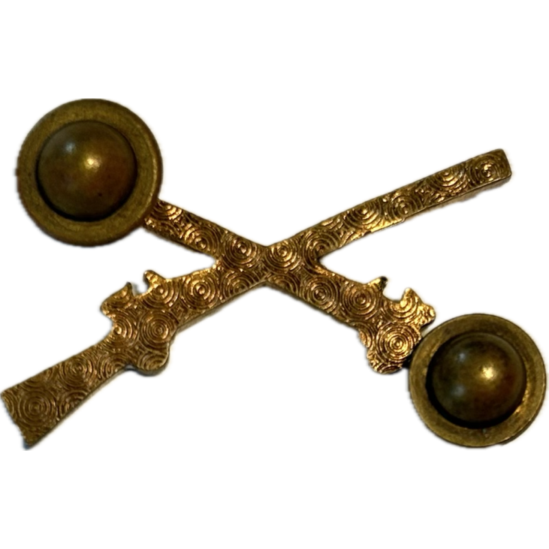 Insignia, Collar, Officer, US Infantry, Snow flakes