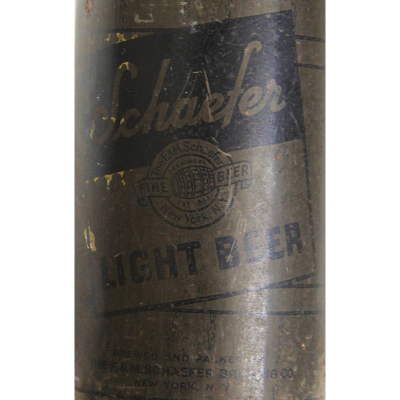 Canette de bière, US Army, Schaefer, Light Beer, vide