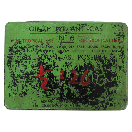 Boîte, pommade de décontamination, Anti-Gas Ointment, No. 6