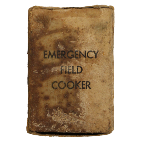 Combustible, Emergency Field Cooker, W. & F. MFG. CO., ration Ten-in-One