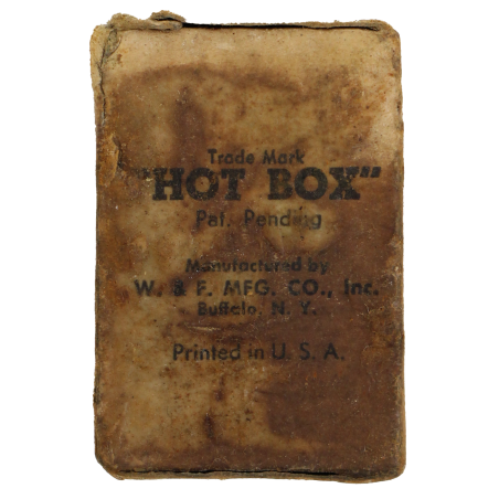 Combustible, Emergency Field Cooker, W. & F. MFG. CO., ration Ten-in-One