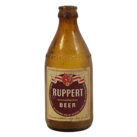 Bottle, Beer, RUPPERT, Knickerbocker Beer
