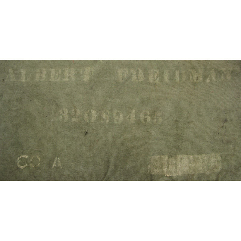 Bag, Duffle, 1943, Cpl. Albert Friedman, Co. A, 50th Signal Bn., Normandy