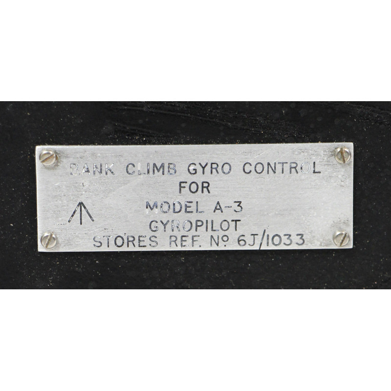 Gyropilot, Model A-3, THE SPERRY GYROSCOPE CO. LTD., USAAF & RAF