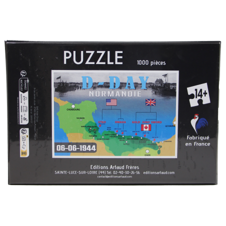 Puzzle, D-Day Normandie, 06.06.1944, 1000 pieces