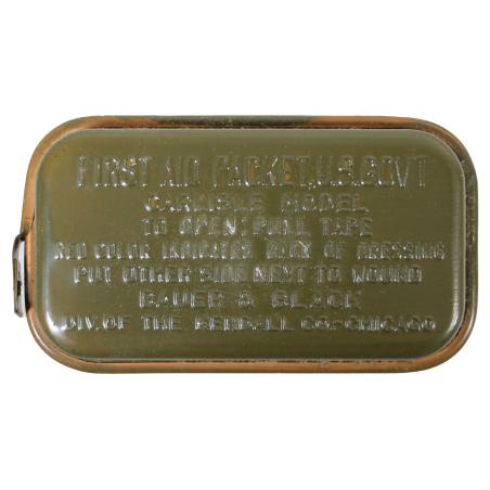 First-Aid Packet, US Army, Carlisle Model, with Crystalline ...