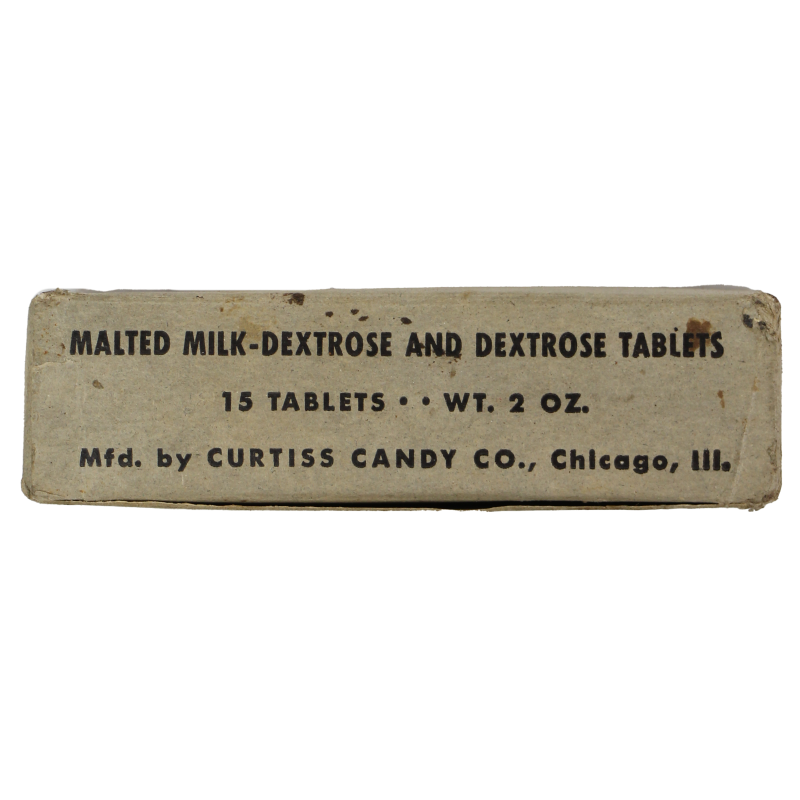 Paquet de comprimés, lait malté au dextrose et dextrose, Malted Milk ...