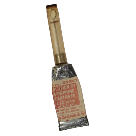 Syrette, Morphine, E.R. SQUIBB & SONS, US Army Medical Department