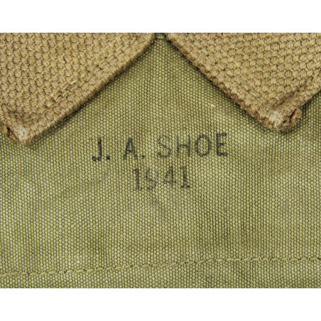 Sac à dos M-1928, J.A. SHOE 1941, Hq., 110th Engineer Combat Battalion
