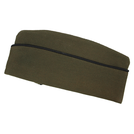 Cap, Garrison, Officer's, Wool Elastique, Dark OD, Chaplain, Size 7