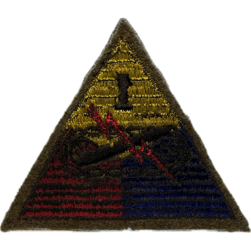Patch, 1st US Armored Division, MTO, Wool