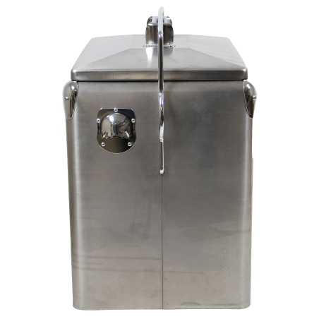 Cooler, Coca-Cola, Metal steel, Inox, Large