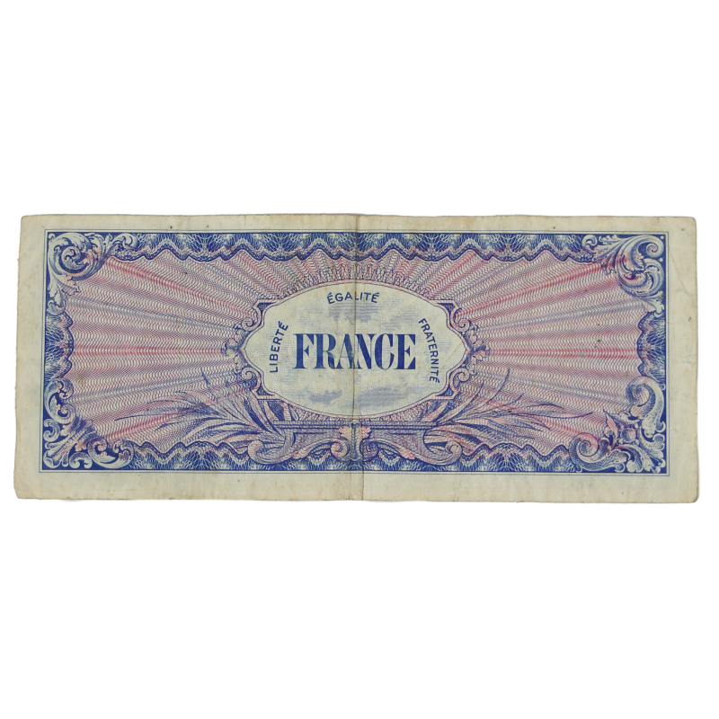Banknote, Invasion Money, 100 Francs, 1944, 2nd Issue