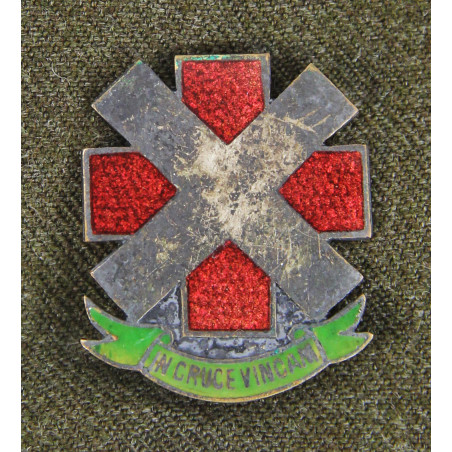 Cap, Garrison, 10th Field Hospital, British-Made, M. DONIGER LTD. 1944