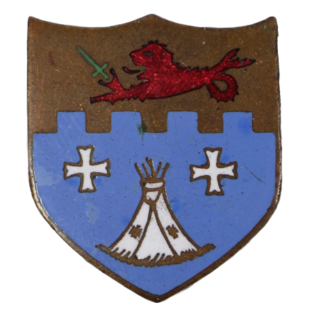 Crest, DUI, 12th Inf. Rgt., 4th Infantry Division, SB