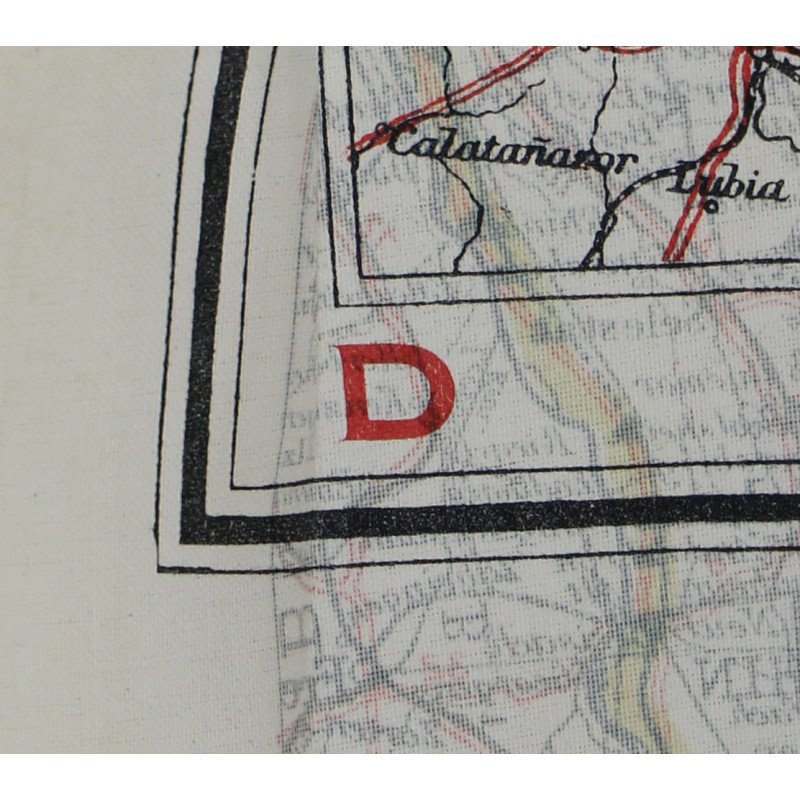 Map, Silk, Escape, C/D, MI9, Sgt. Kenneth Smith, Royal Air Force, MIA ...