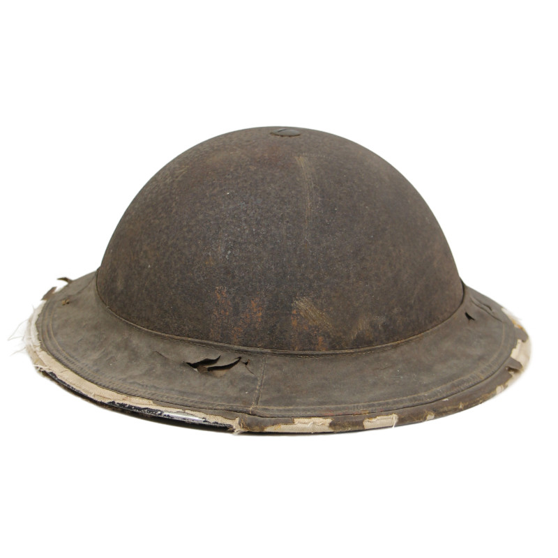 Helmet, Mk II, BMB 1940, with Canadian Anti-Gas Cover, D-Day, Normandy