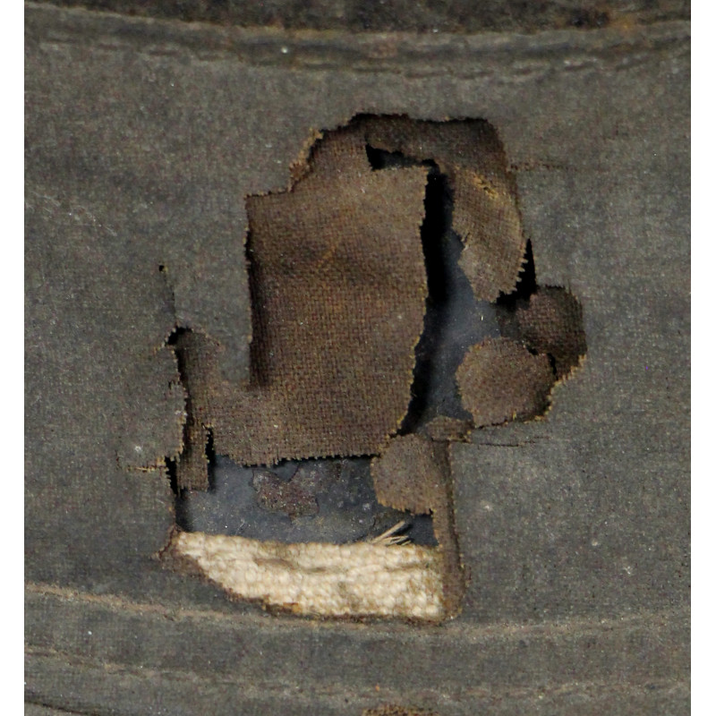 Helmet, Mk II, BMB 1940, with Canadian Anti-Gas Cover, D-Day, Normandy