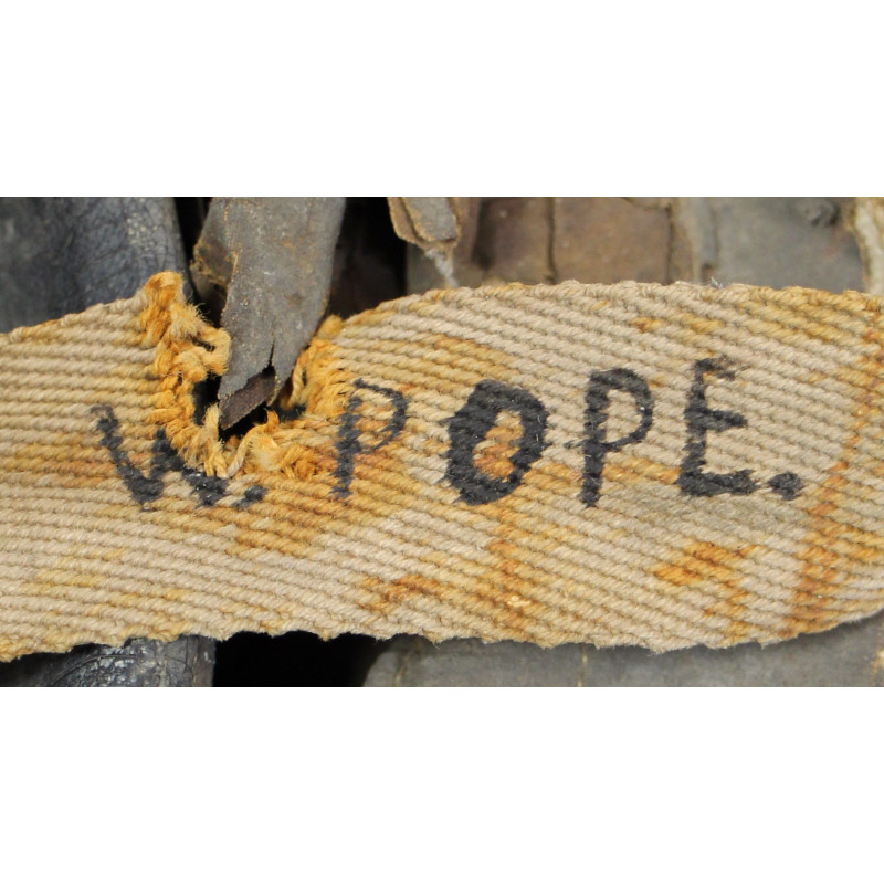 Helmet, Mk II, BMB 1940, with Canadian Anti-Gas Cover, D-Day, Normandy