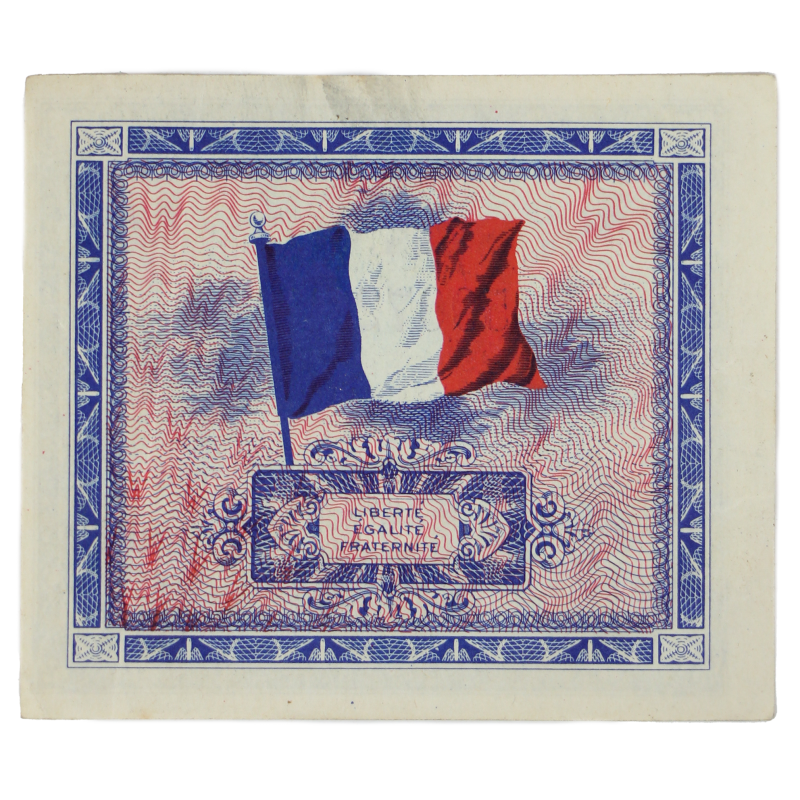 Banknote, 5 Francs, Invasion Money, 1944