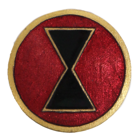 Crest, 7th Infantry Division, Okinawa, à épingle