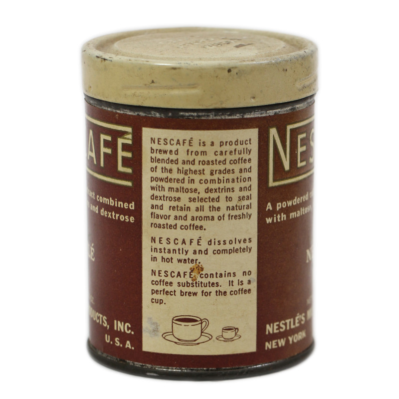 Tin, Soluble Coffee, NESCAFÉ, Ration, Ten-in-One, Empty