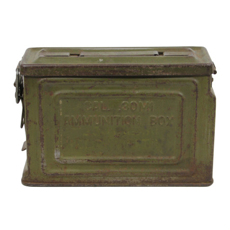 Box, Tin, Ammunition, .30 Caliber, Browning Machine Gun, REEVES
