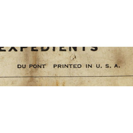 Sheet, Instruction, Priming, TNT, Demolition