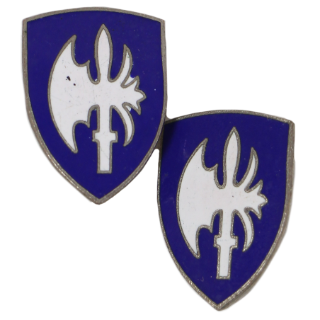 Crest, DUI, 65th Infantry Division, Pair, PB