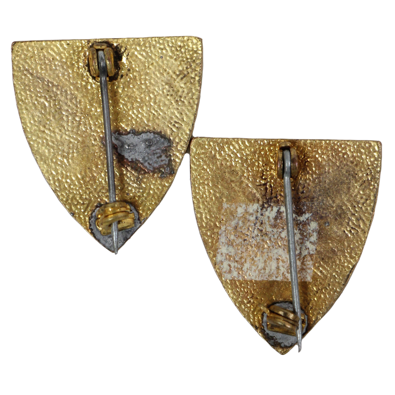 Paire de crests, 38th Infantry Division, à épingle