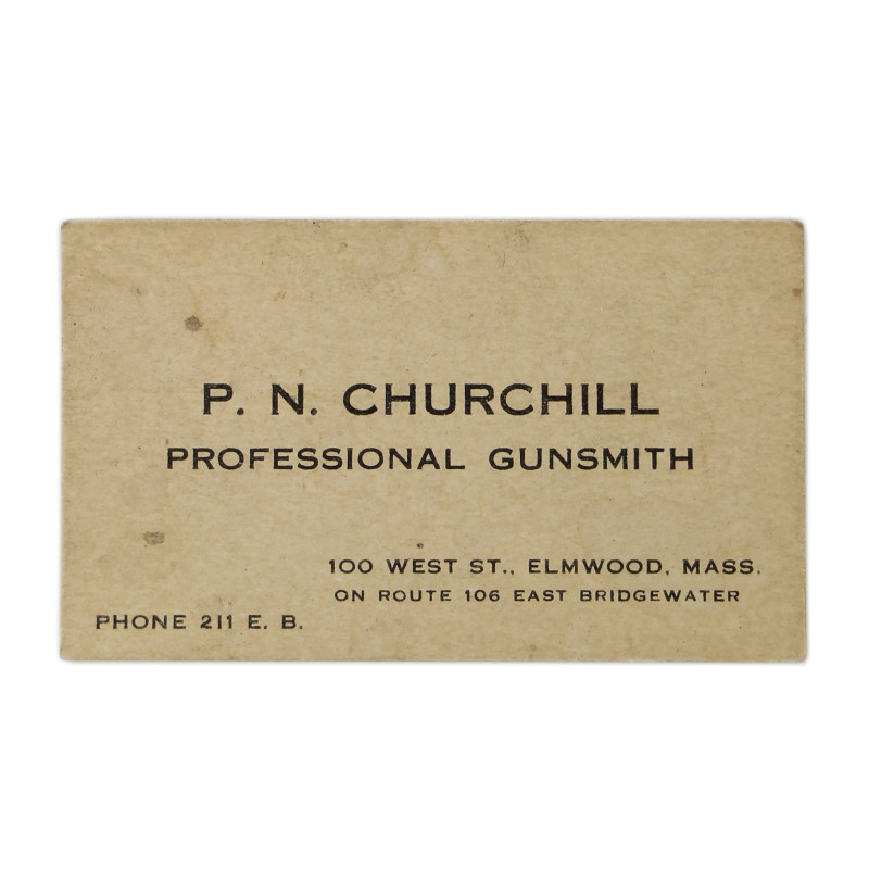 Permit, Driving, Personal, Maj. Percival Churchill, US Army