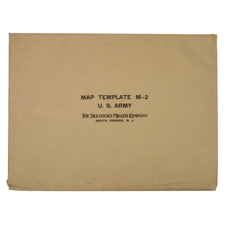 Map Template, M2, for Map Case, M-1938, US Army