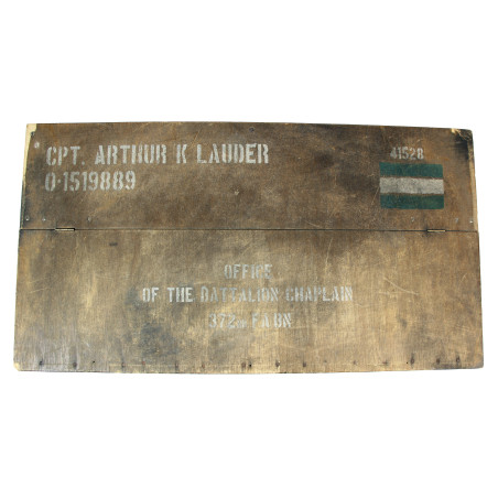 Harmonium de campagne, Cpt. Arthur Lauder, Chaplain, 372nd Field Arty ...