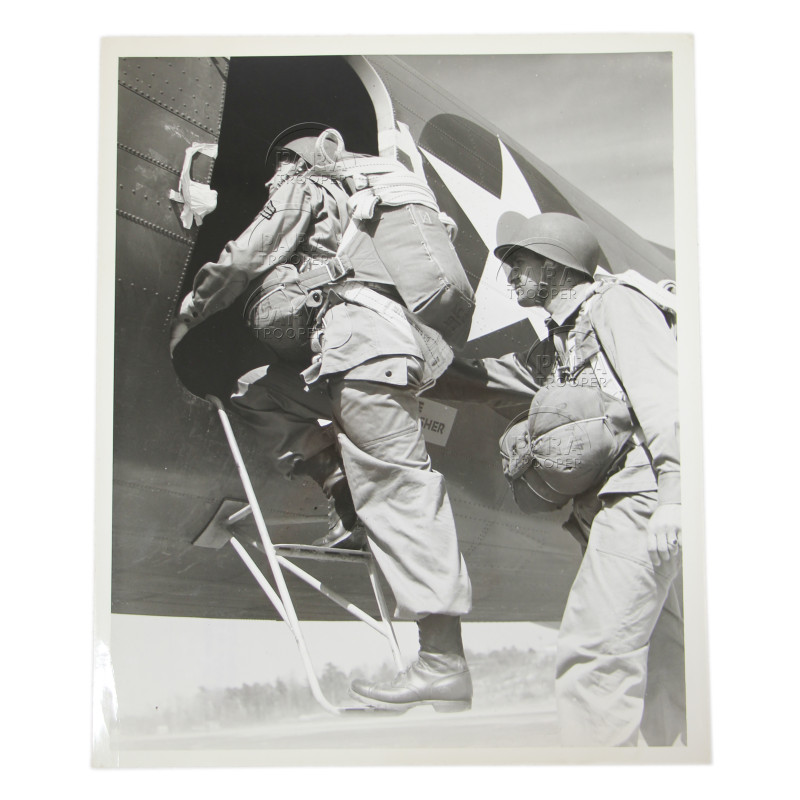 Photograph, US Army, Paratroopers, Training Jump, Fort Benning, 1942