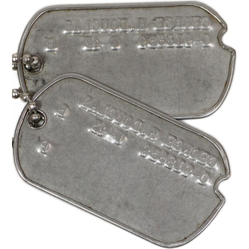 Dog Tags, Officer's, George Douglas