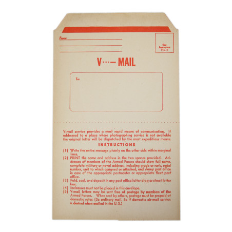 Form, V-Mail, Blank