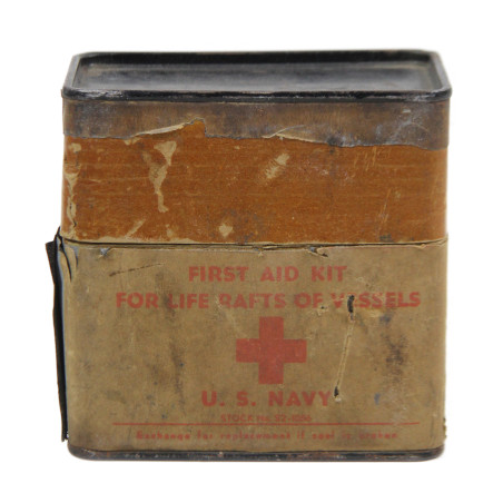 Box, First-Aid Kit for Life Rafts of Vessels, US Navy