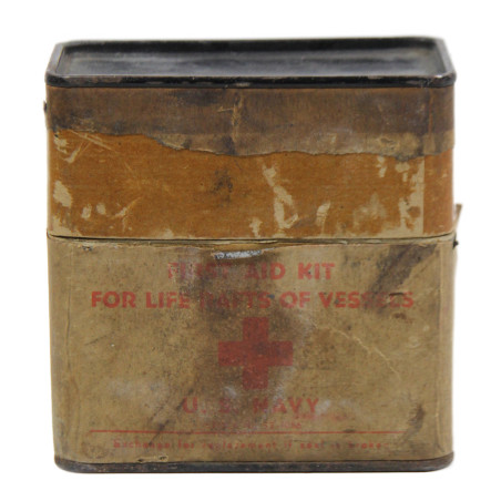 Box, First-Aid Kit for Life Rafts of Vessels, US Navy