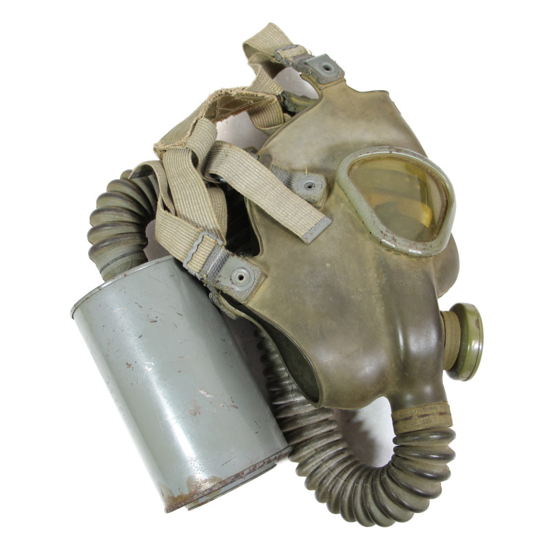 Mask, Gas, Lightweight, OD 3, 1943, Complete