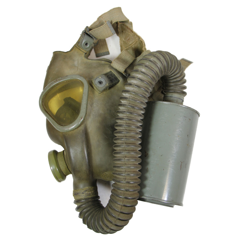 Mask, Gas, Lightweight, OD 3, 1943, Complete