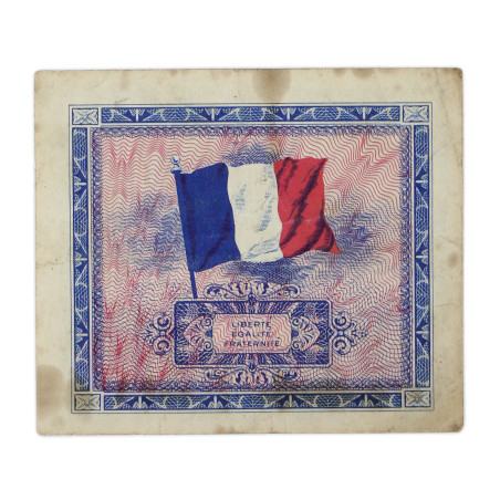Billet drapeau (billet d'invasion), 10 francs, 1944