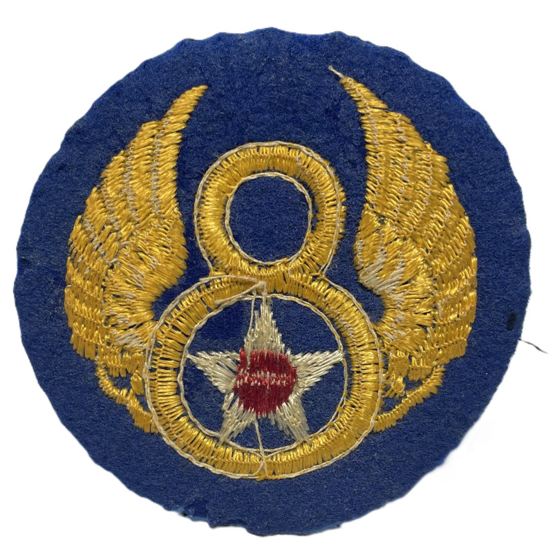 Insignia, 8th Air Force, USAAF, British-Made, Felt