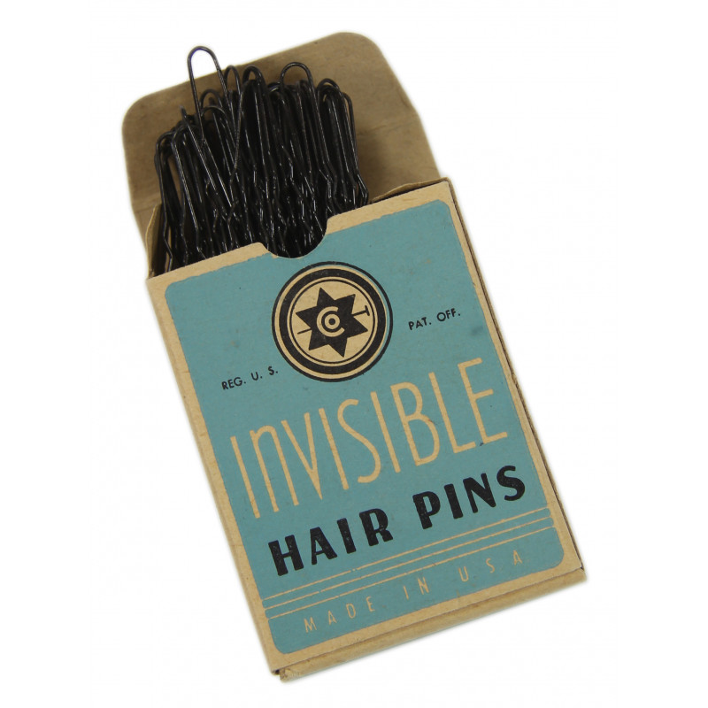 Box, Hair Pin Kit, Individual Packettes, INVISIBLE