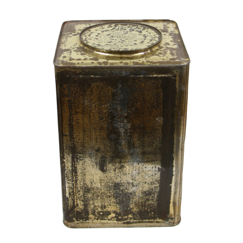 Can, Tin, Dehydrated Navy bean soup, Ration, with cardboard box, 1944