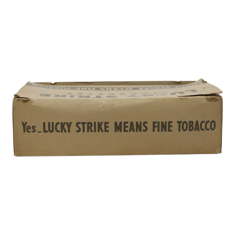Carton, LUCKY STRIKE, Cigarettes, For use in U.S. Army K-Rations only
