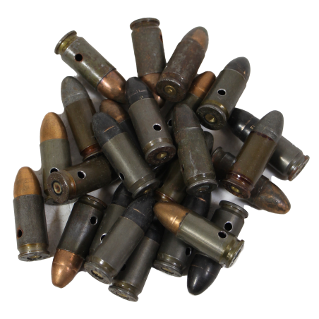 Cartridge, Pistol, German, 9mm, Steel, 1941 - 1944