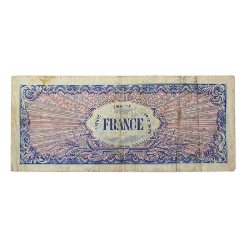 Billet d'invasion, 100 francs, 1944, 2e émission