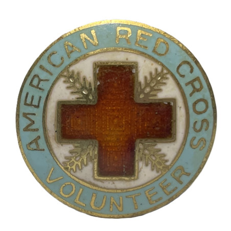 Insignia, American Red Cross Volunteer, Canteen Corps, Sterling